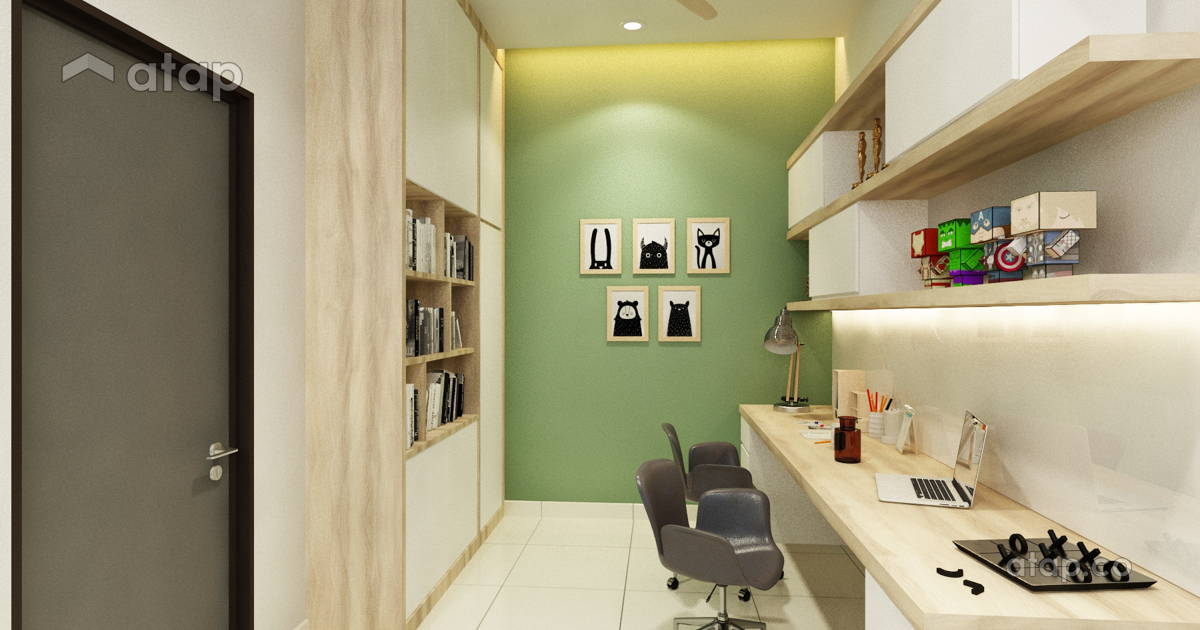 Zen Study Room terrace design ideas & photos Malaysia | Atap.co
