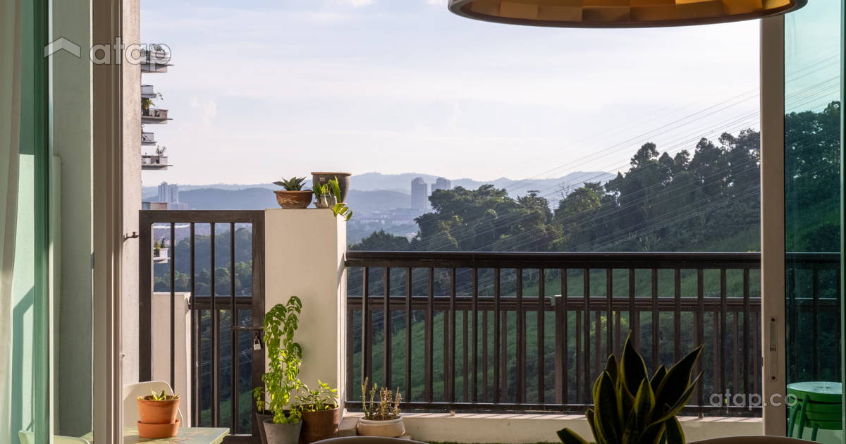 Contemporary Balcony apartment design ideas & photos Malaysia | Atap.co