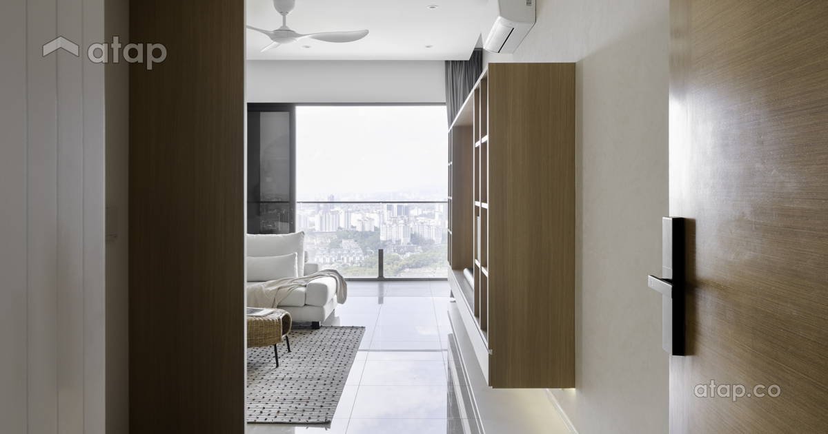 Asian Zen Living Room condominium design ideas & photos Malaysia | Atap.co