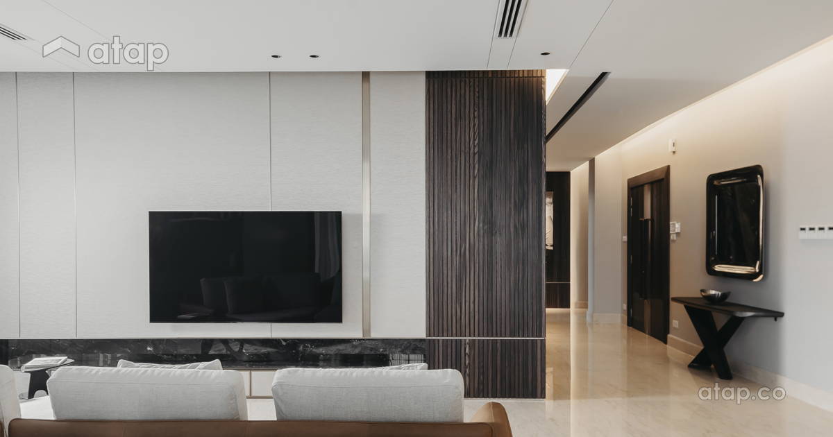 Contemporary Modern Family Room Living Room condominium design ideas ...