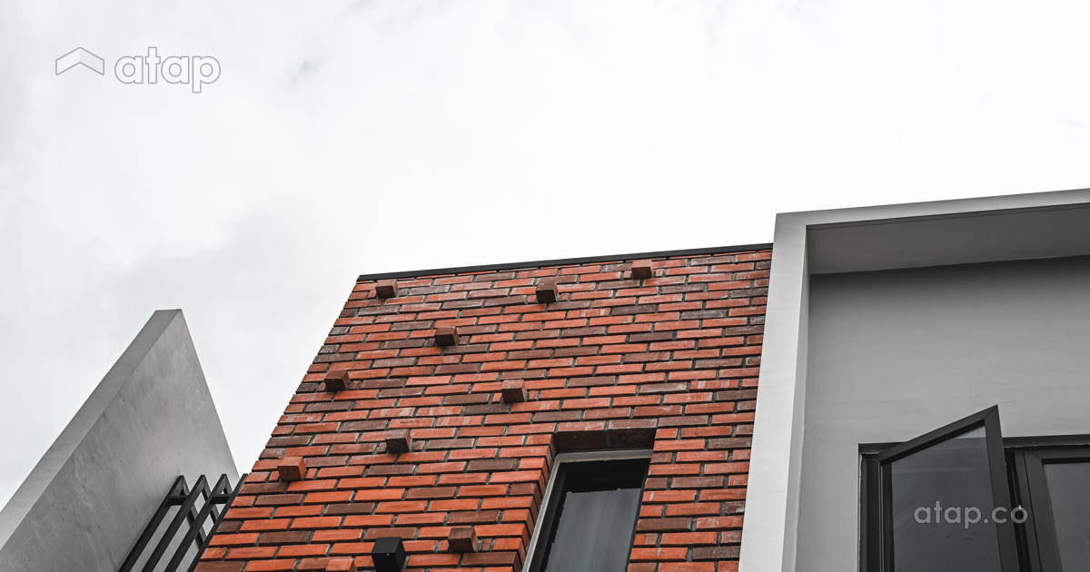 Industrial Modern Exterior terrace design ideas & photos Malaysia | Atap.co