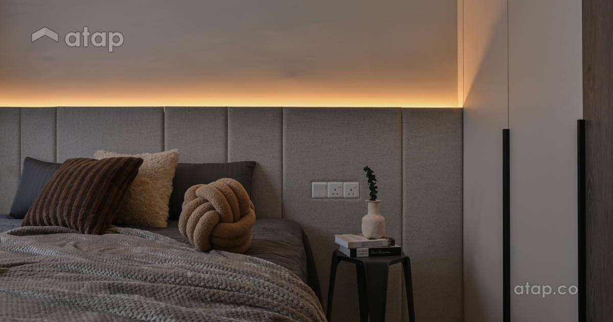 Contemporary Bedroom condominium design ideas & photos Malaysia | Atap.co