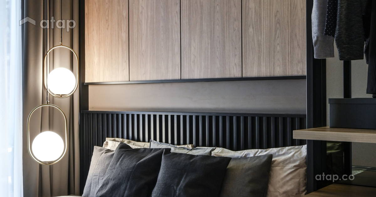 Contemporary Bedroom condominium design ideas & photos Malaysia | Atap.co