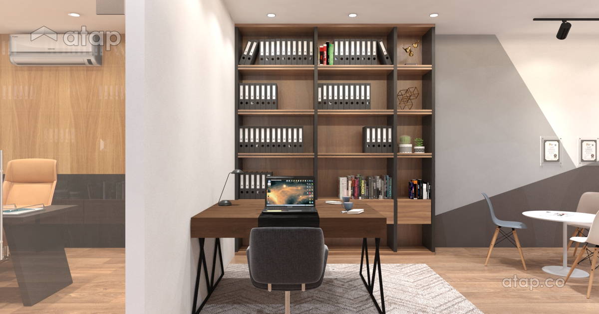Modern Office shophouse design ideas & photos Malaysia | Atap.co