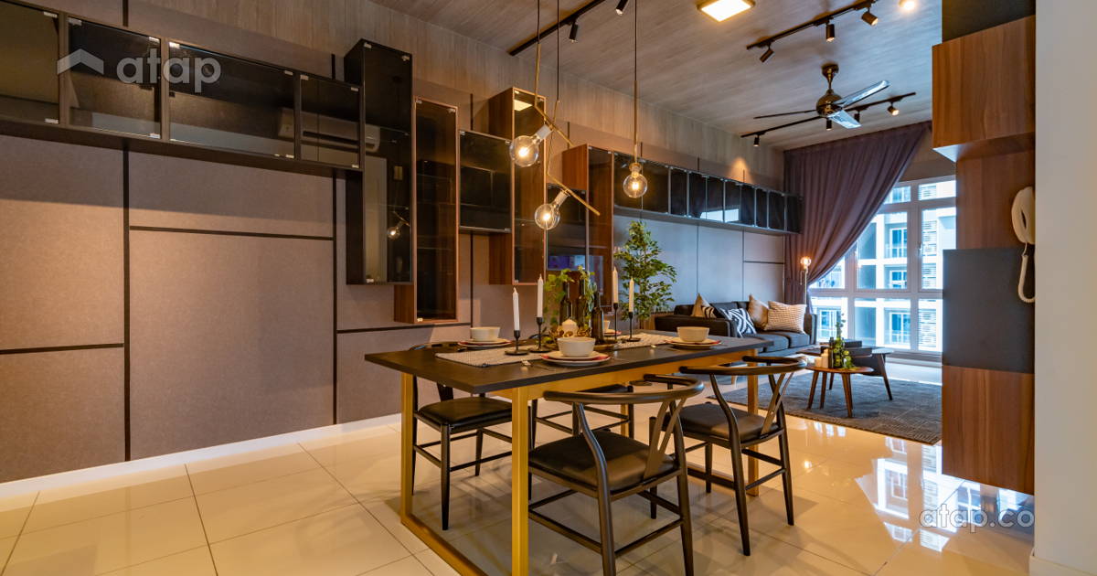 Contemporary Dining Room condominium design ideas & photos Malaysia ...