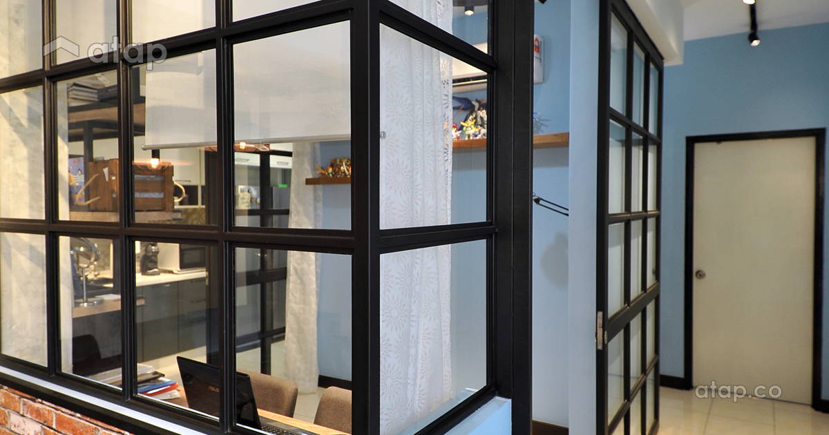 Industrial Rustic Study Room apartment design ideas & photos Malaysia ...