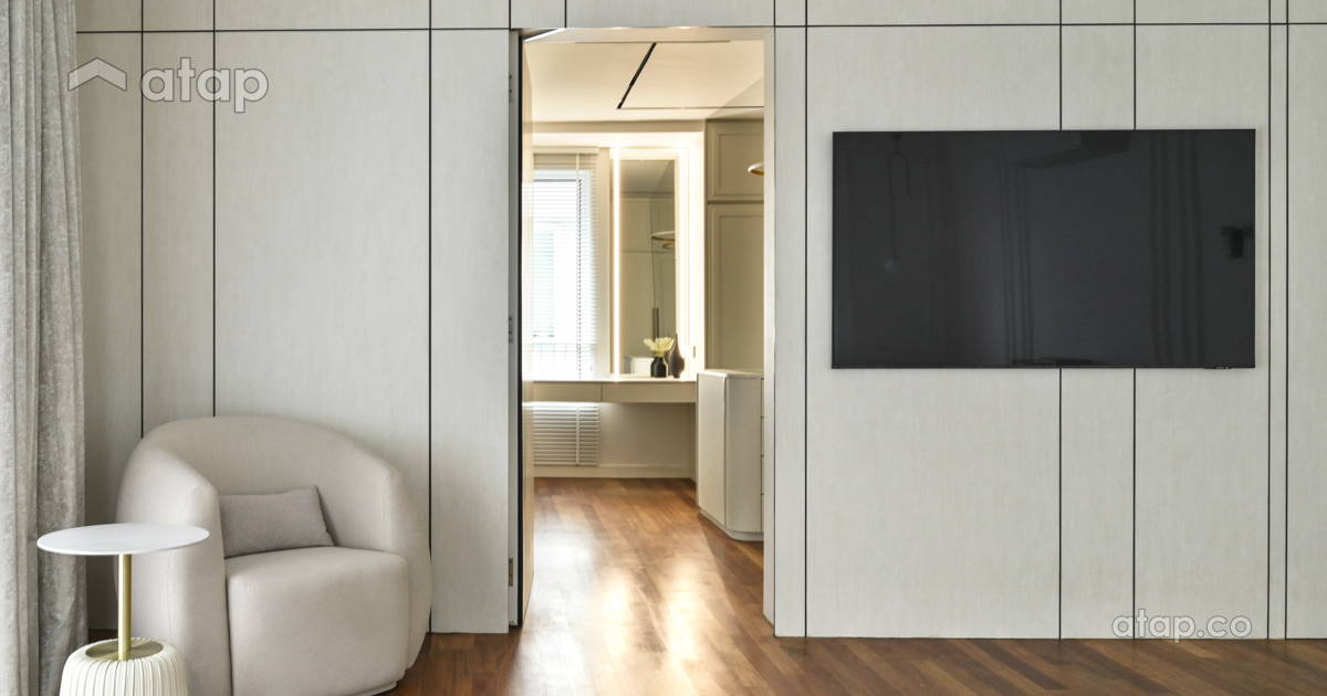 Minimalistic Modern Bedroom bungalow design ideas & photos Malaysia | Atap.co