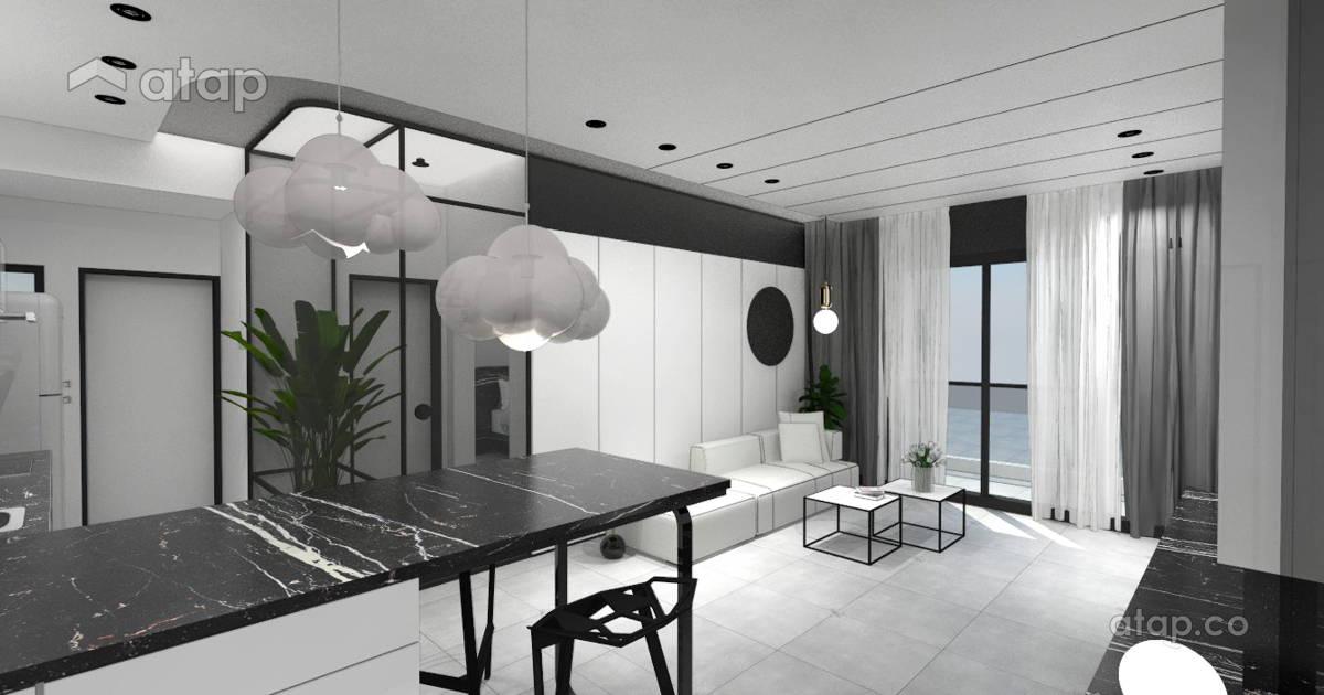 Contemporary Sleek House @ Atlantic Residence interior design ...