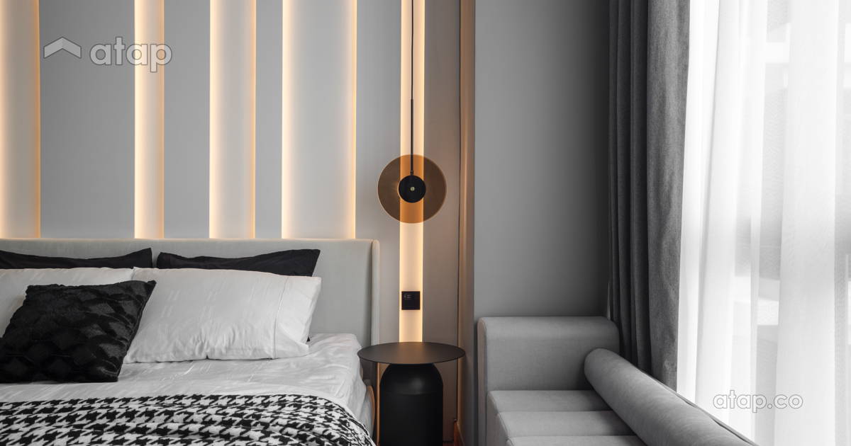 Contemporary Modern Bedroom condominium design ideas & photos Malaysia ...