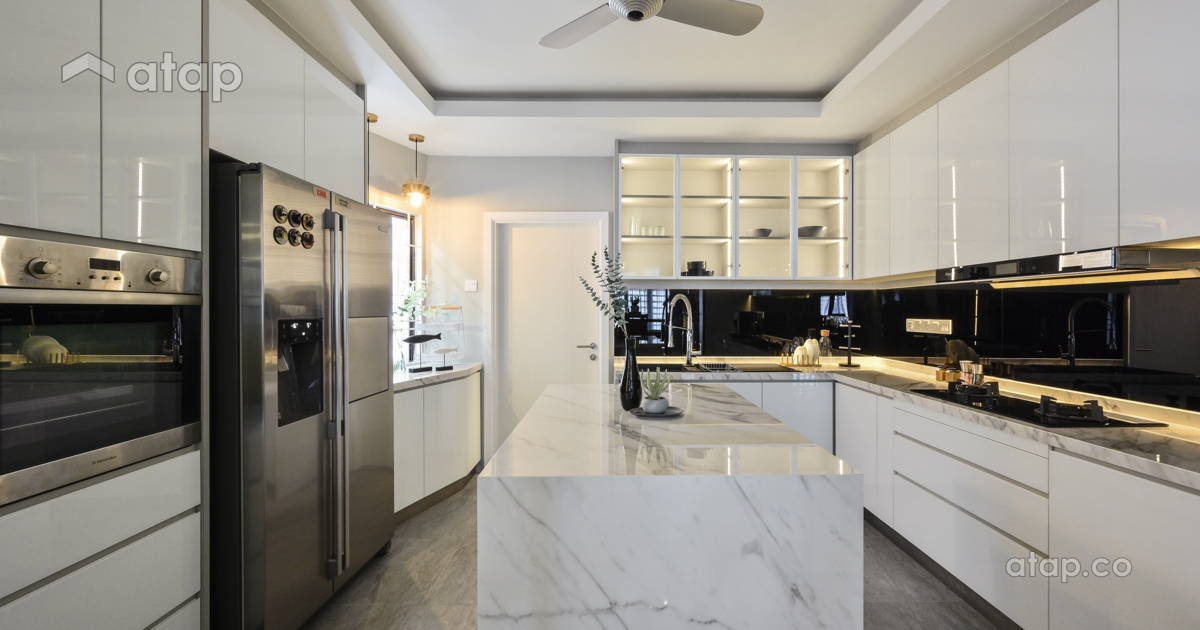 Modern Kitchen semi-detached design ideas & photos Malaysia | Atap.co