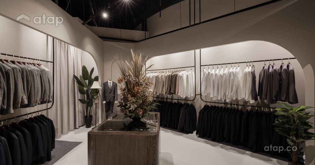 Minimalistic Retail shopping mall design ideas & photos Malaysia | Atap.co