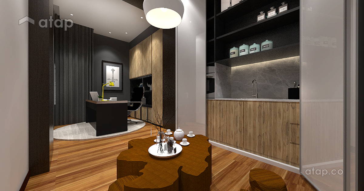 Contemporary Rustic Study Room terrace design ideas & photos Malaysia ...