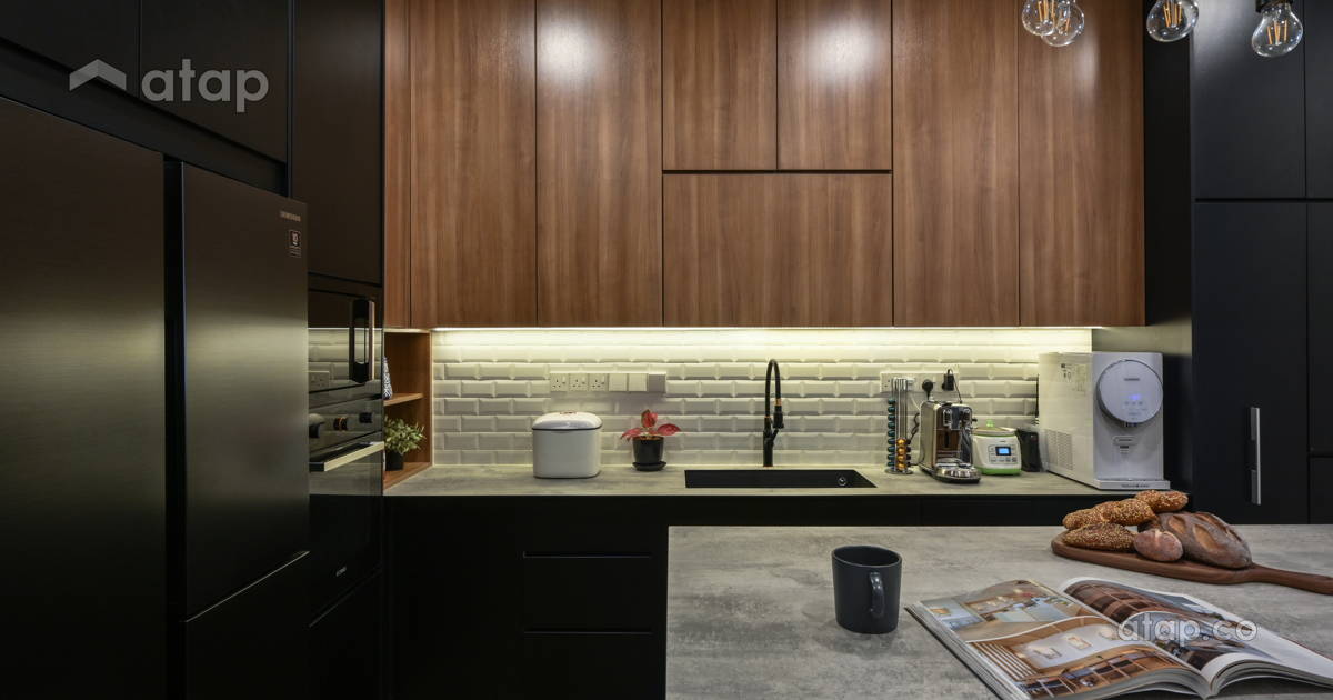 Industrial Modern Kitchen terrace design ideas & photos Malaysia | Atap.co