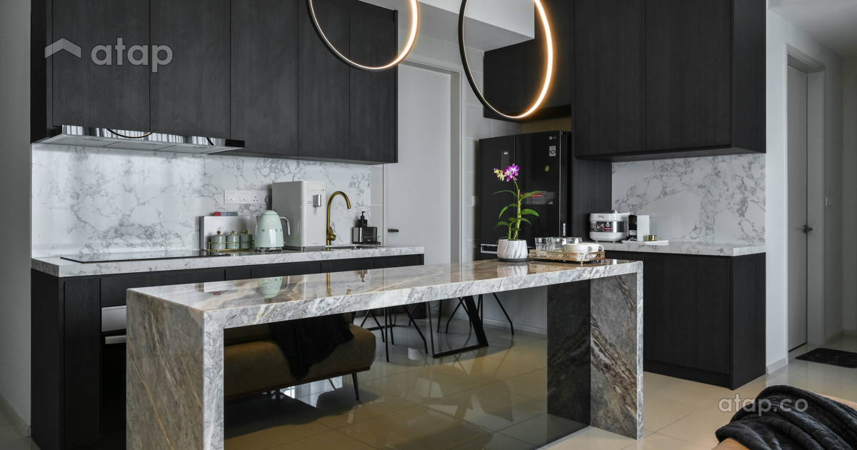 Contemporary Modern Kitchen condominium design ideas & photos Malaysia ...