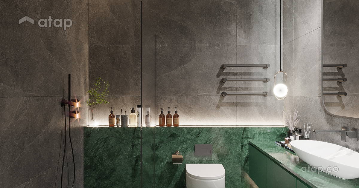 Contemporary Bathroom terrace design ideas & photos Malaysia | Atap.co