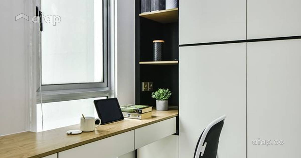 Minimalistic Study Room condominium design ideas & photos Malaysia ...
