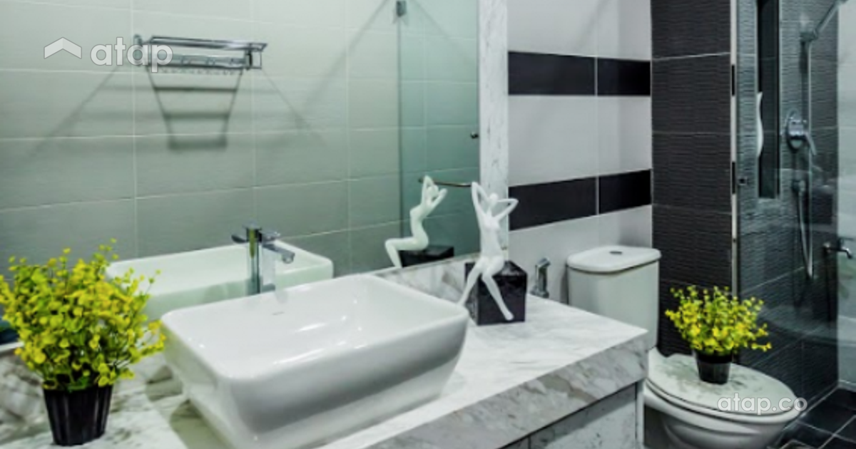 Contemporary Modern Bathroom semi-detached design ideas & photos ...