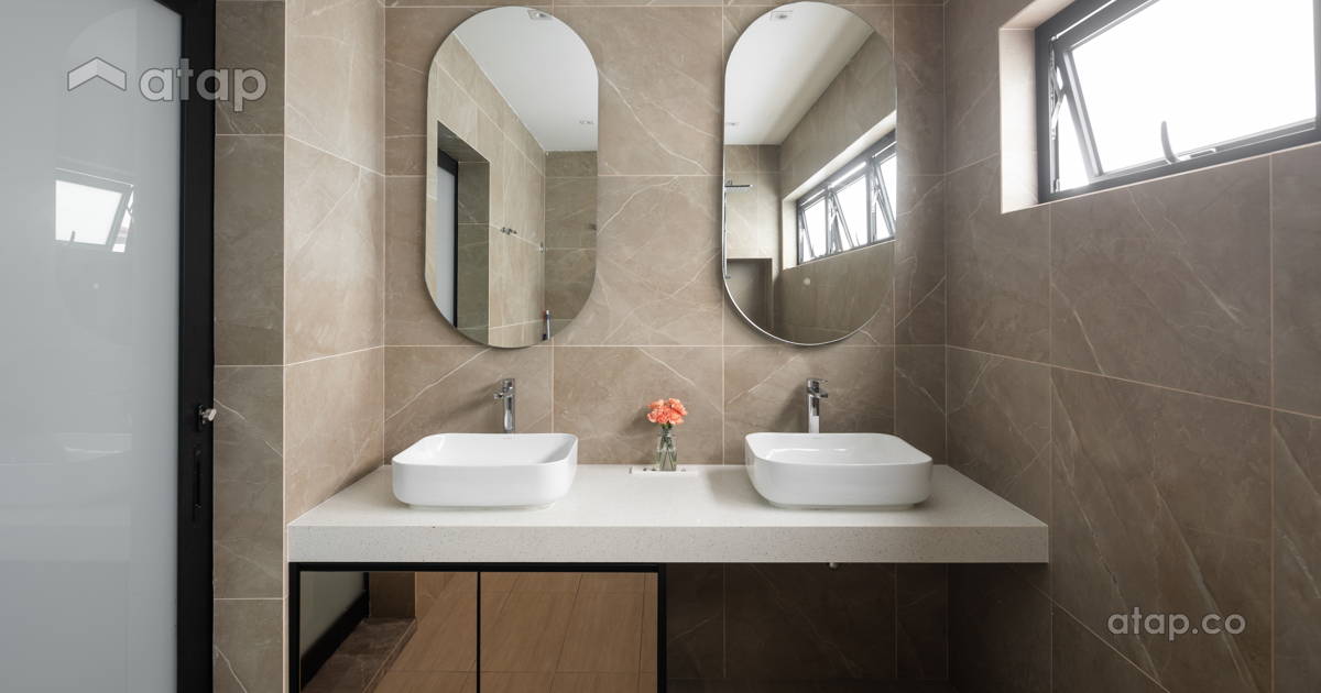 Modern Bathroom terrace design ideas & photos Malaysia | Atap.co