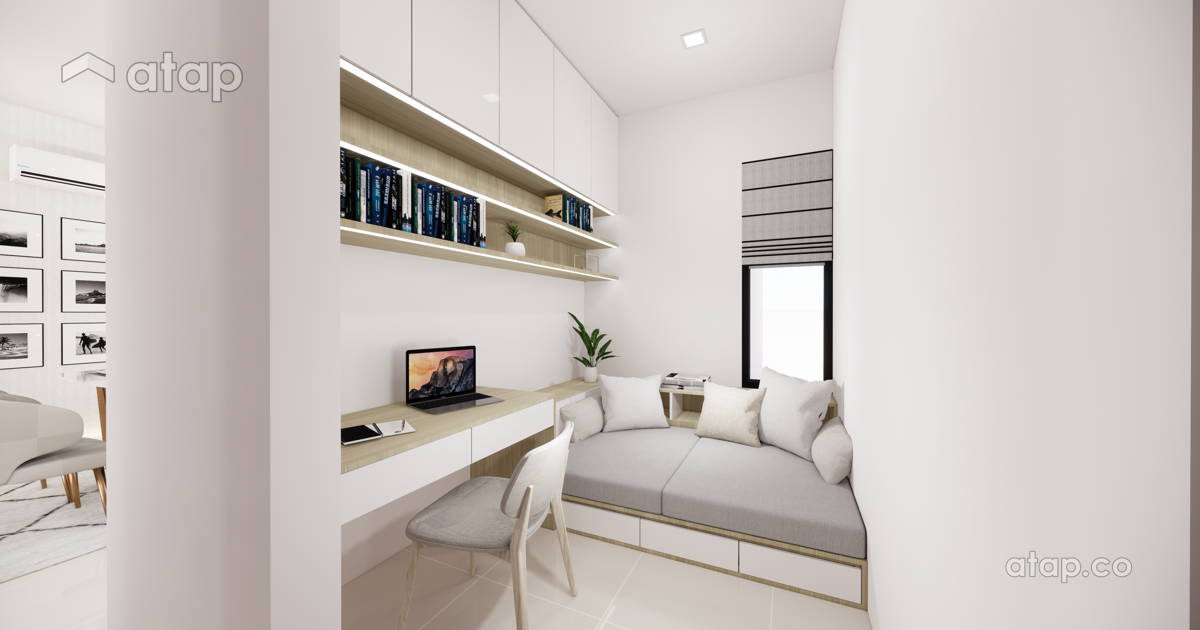 Modern Study Room condominium design ideas & photos Malaysia | Atap.co