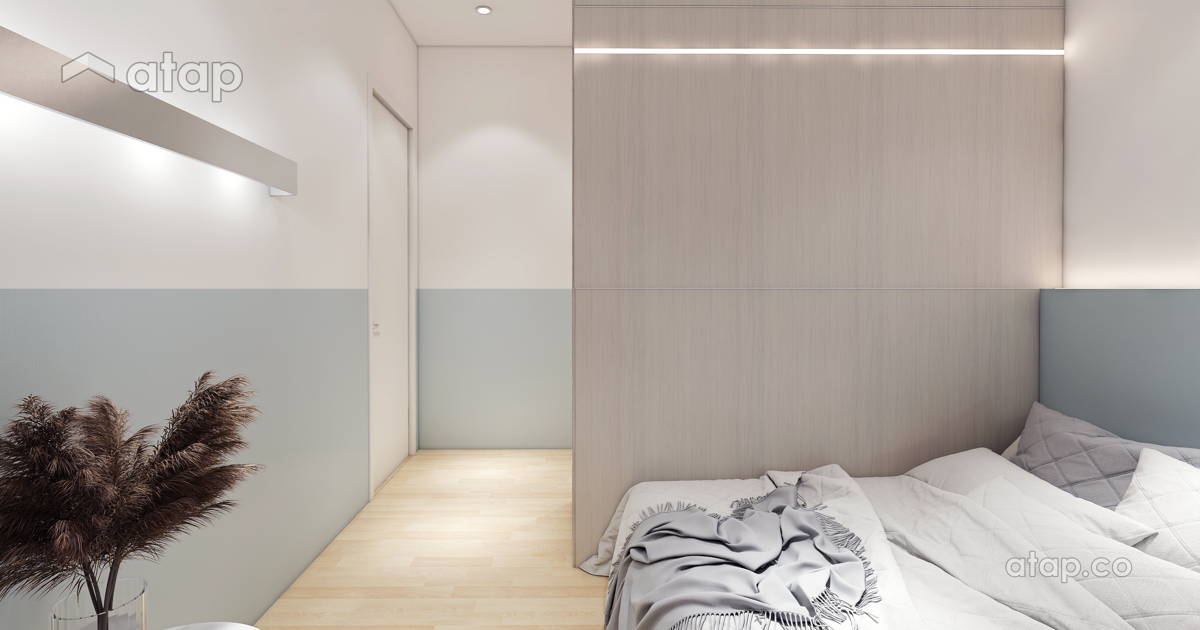 Contemporary Minimalistic Bedroom condominium design ideas & photos ...