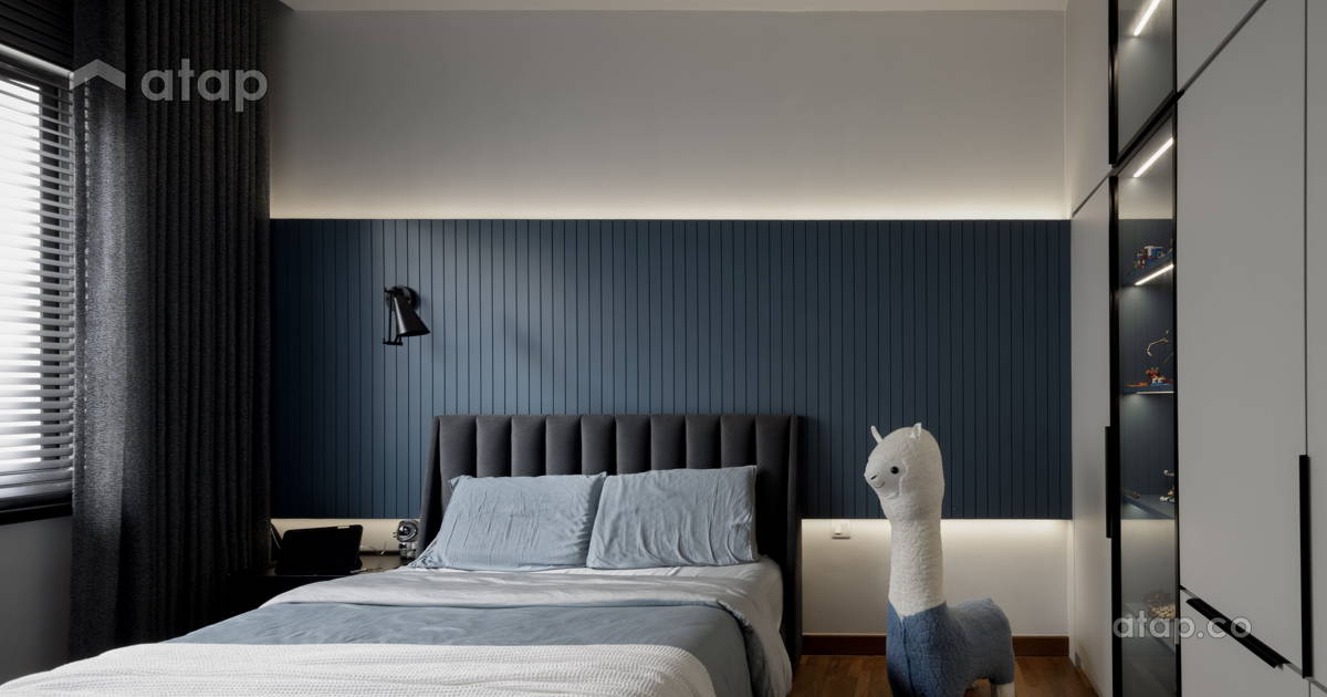 Minimalistic Modern Bedroom semi-detached design ideas & photos ...