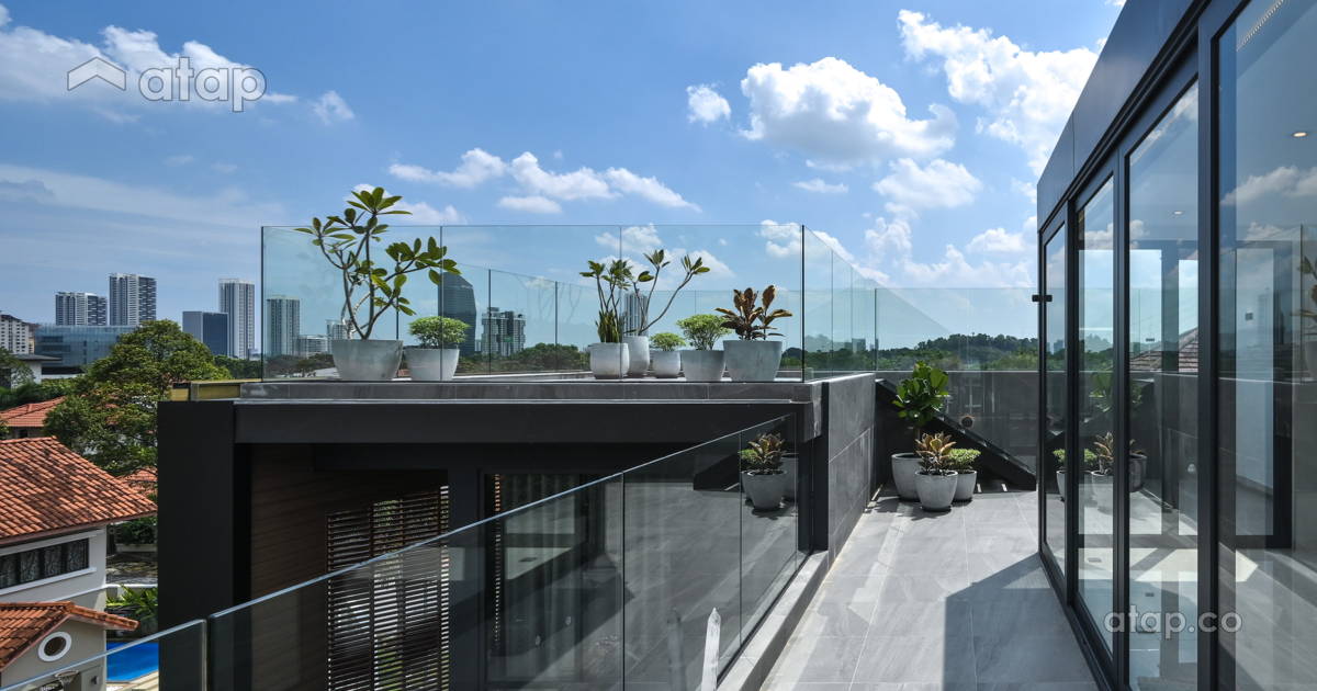 Contemporary Balcony Exterior bungalow design ideas & photos Malaysia ...