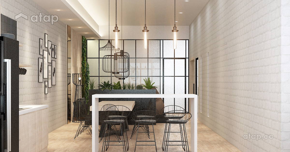 Modern Office shophouse design ideas & photos Malaysia | Atap.co