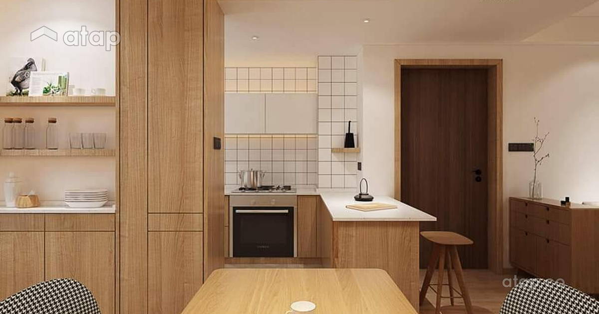 Asian Dining Room Kitchen condominium design ideas & photos Malaysia ...