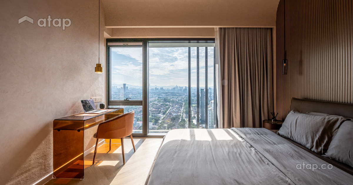 Minimalistic Modern Bedroom condominium design ideas & photos Malaysia ...