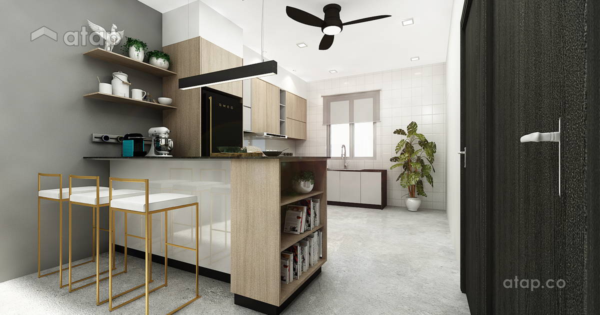 Contemporary Minimalistic Kitchen terrace design ideas & photos ...