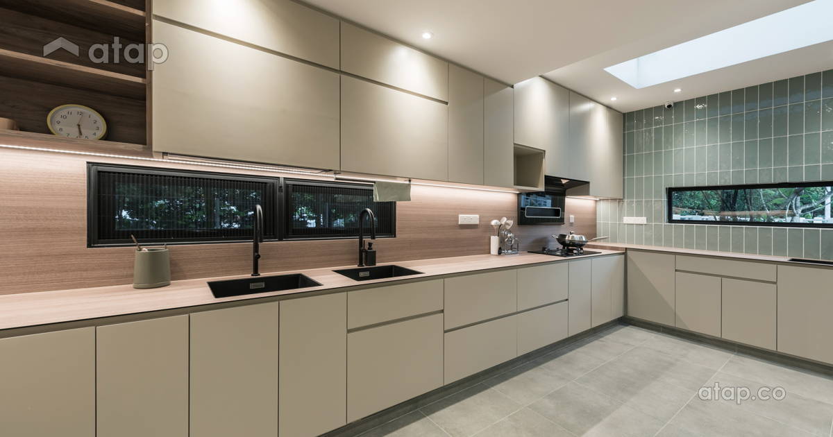 Asian Modern Kitchen terrace design ideas & photos Malaysia | Atap.co