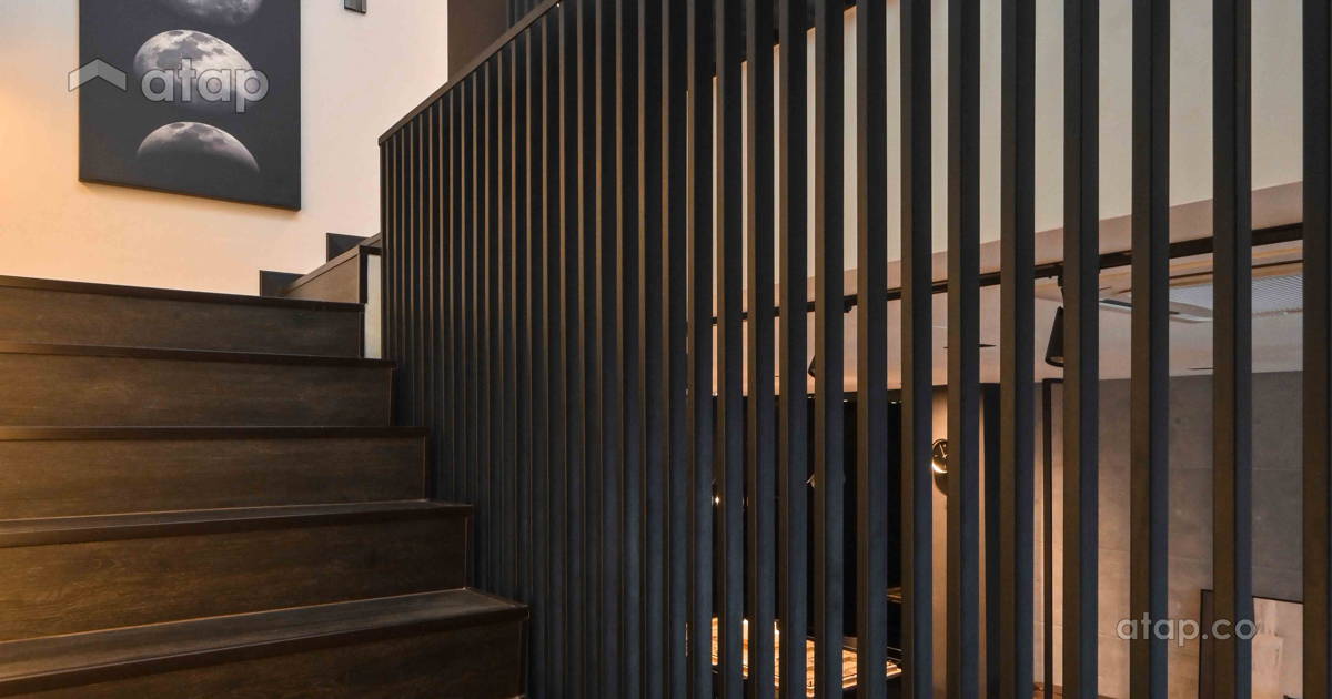 Industrial Modern terrace design ideas & photos Malaysia | Atap.co