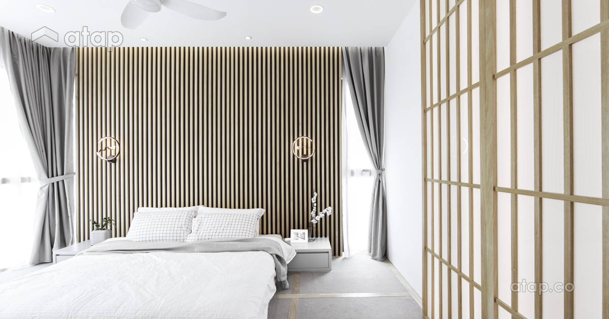 Minimalistic Zen Bedroom condominium design ideas & photos Malaysia ...