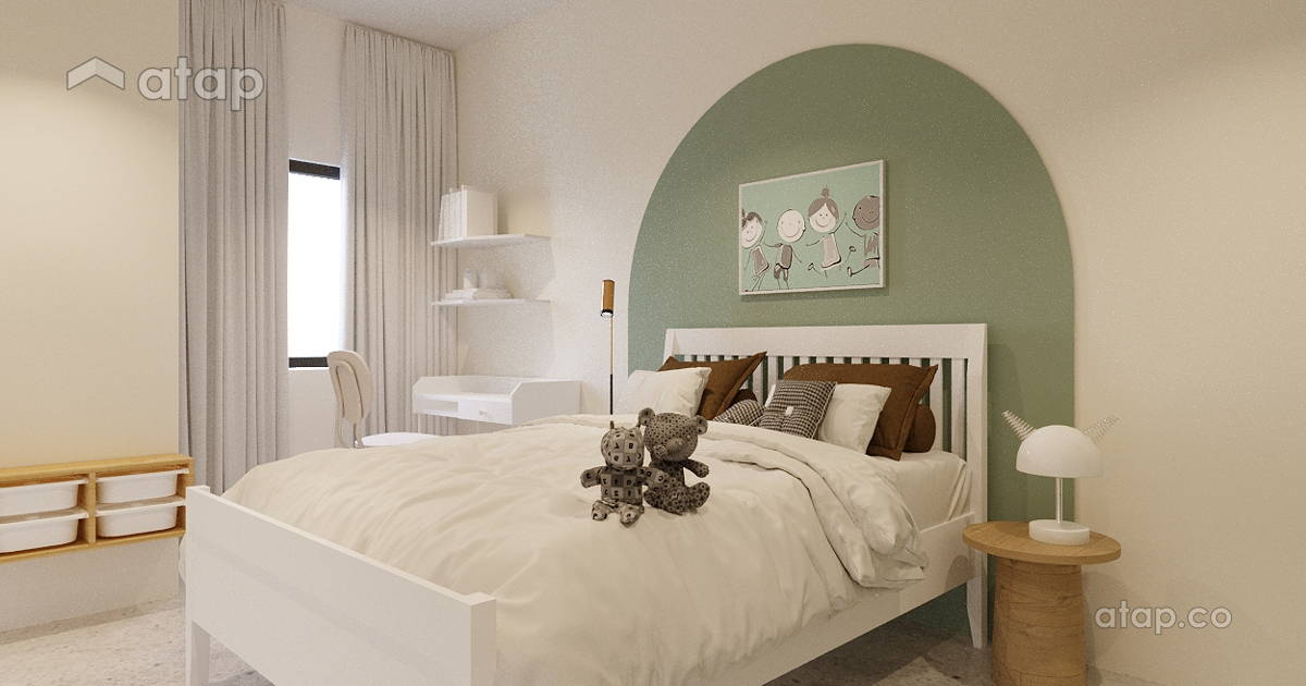 Modern Scandinavian Bedroom terrace design ideas & photos Malaysia ...