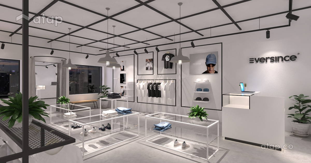 Minimalistic Modern Retail shophouse design ideas & photos Malaysia ...