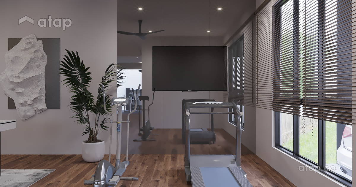 Contemporary Modern bungalow design ideas & photos Malaysia | Atap.co