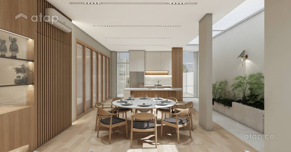 Modern Zen Dining Room semi-detached design ideas & photos Malaysia ...