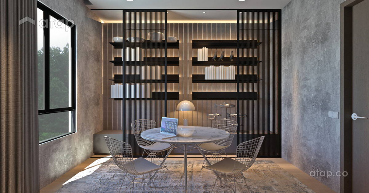 Modern Study Room condominium design ideas & photos Malaysia | Atap.co