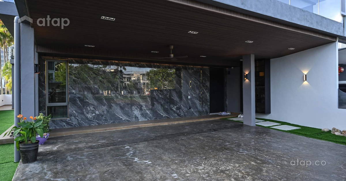 Contemporary Modern Exterior Foyer bungalow design ideas & photos ...