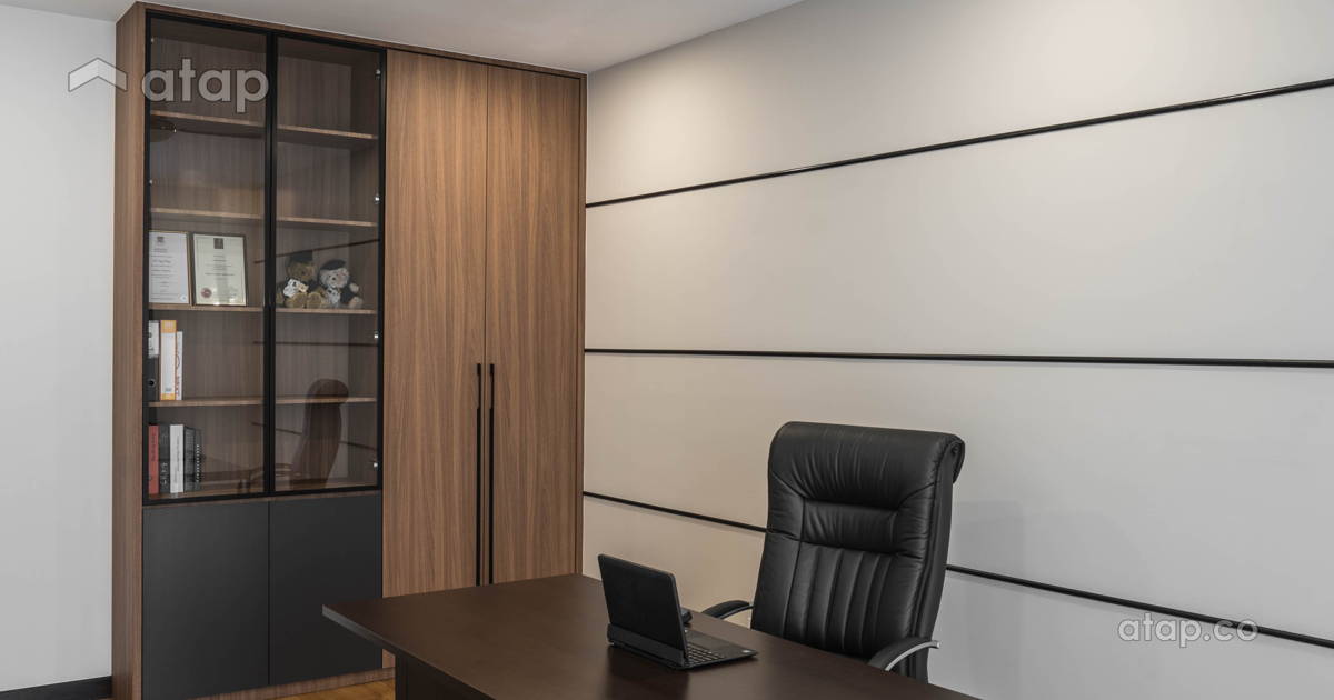 Minimalistic Zen Study Room semi-detached design ideas & photos ...