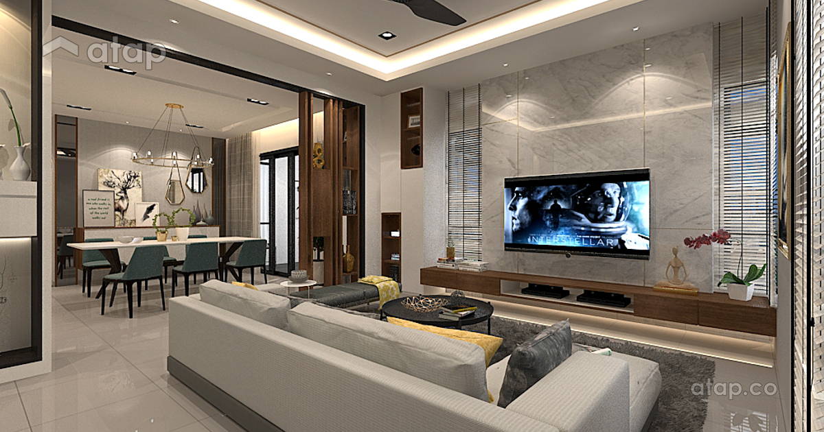 3-STOREY CLUSTER HOUSE, SETIA UTAMA interior design renovation ideas ...