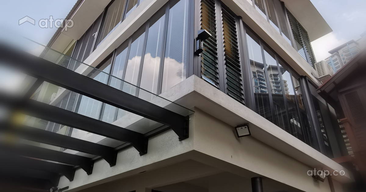 Modern Rustic Balcony Exterior terrace design ideas & photos Malaysia ...