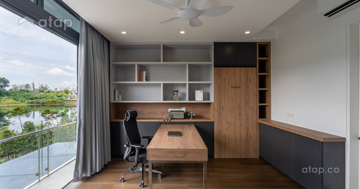 Modern Bedroom Office terrace design ideas & photos Malaysia | Atap.co