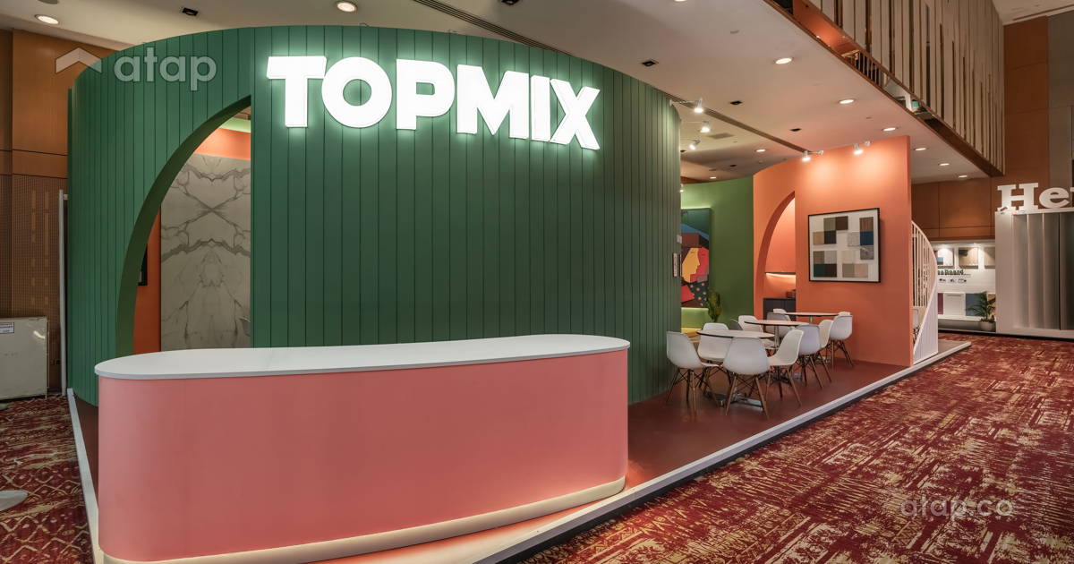TOPMIX Archidex Exhibition Booth, KL Convention Centre interior design ...