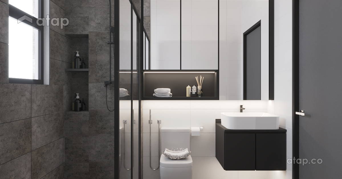 Contemporary Minimalistic Bathroom terrace design ideas & photos ...