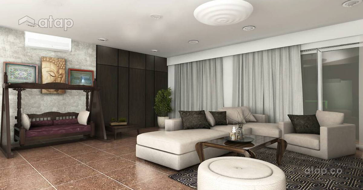 Modern Living Room condominium design ideas & photos Malaysia | Atap.co