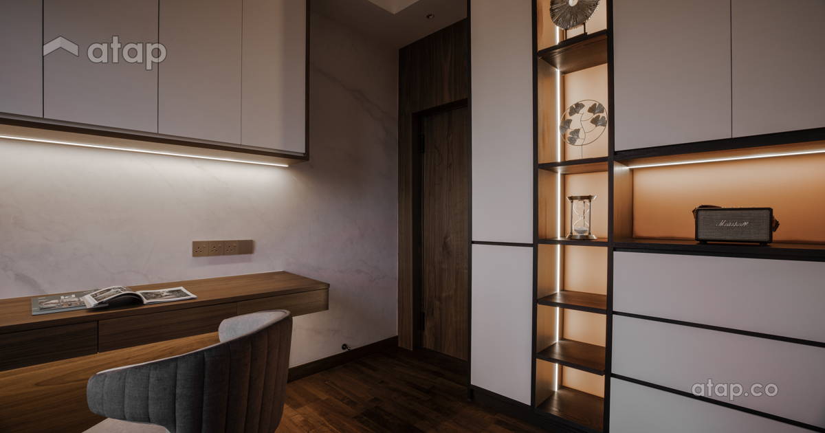 Minimalistic Study Room condominium design ideas & photos Malaysia ...