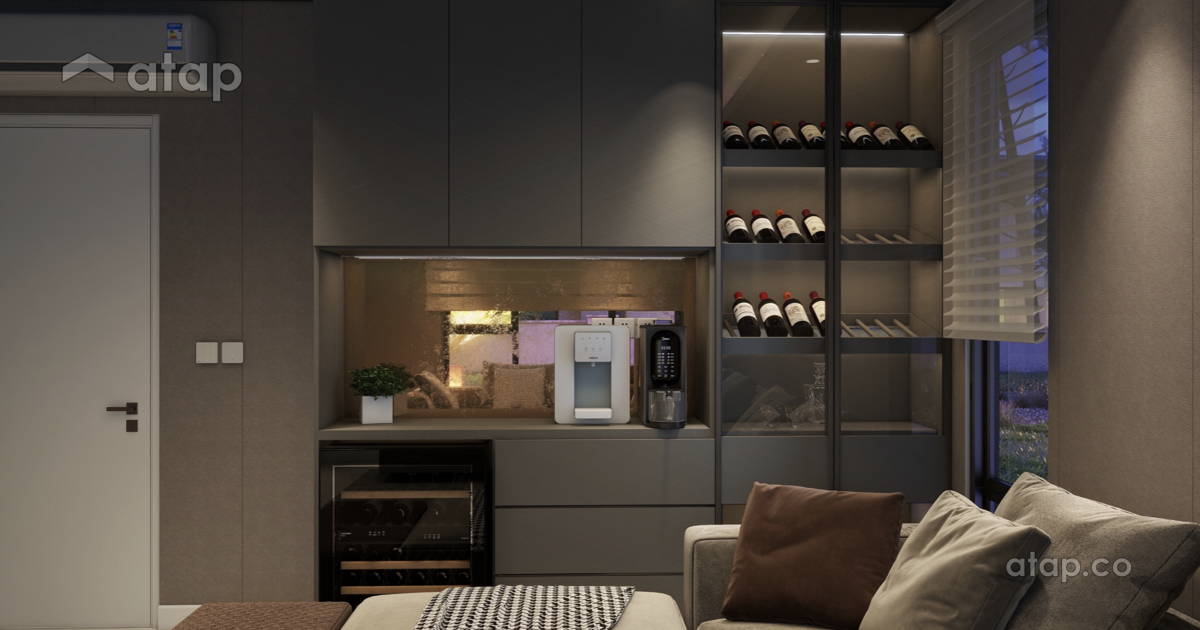 Contemporary Modern bungalow design ideas & photos Malaysia | Atap.co