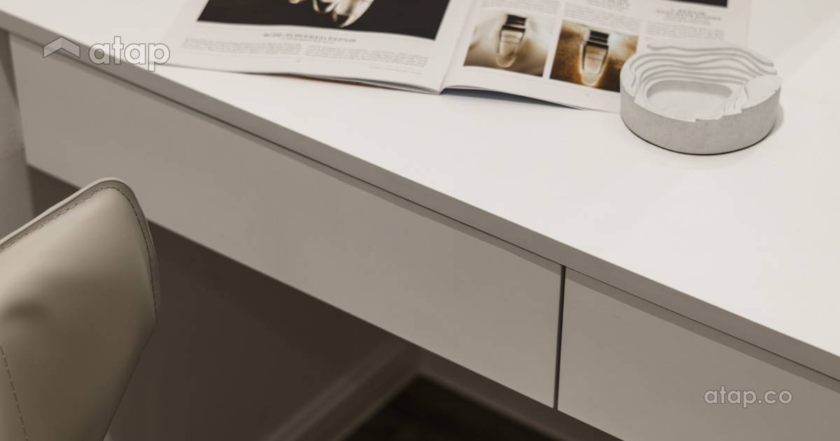 Contemporary Minimalistic Study Room condominium design ideas & photos ...