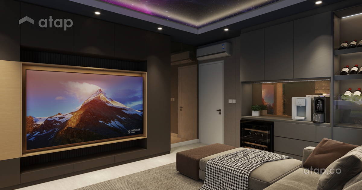 Contemporary Modern bungalow design ideas & photos Malaysia | Atap.co